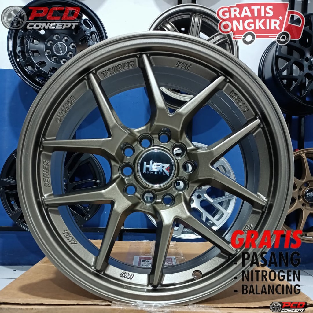 Jual Velg R16 HSR Hyura Boroko Racing XL7 inova BRV - Velg mobil MALANG ...