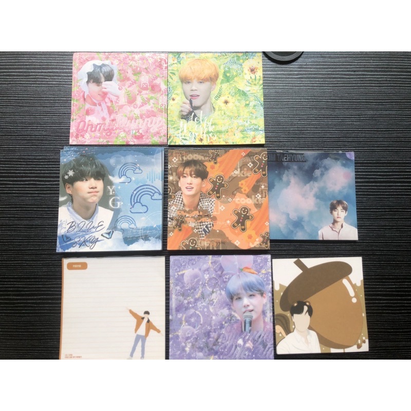 Jual FREEBIES NOTEPAD STICKY NOTES BTS JUNGKOOK YOONGI HOSEOK JIMIN ...