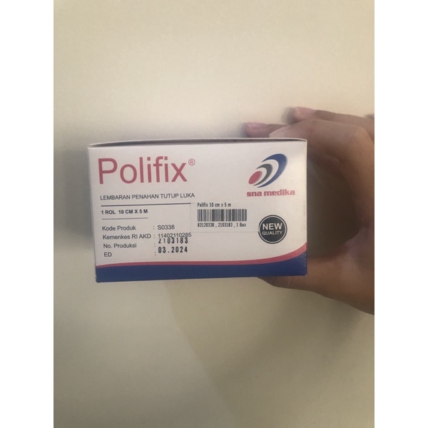 Jual Polifix - Plester Putih Penahan Luka (10 cm x 5 m) | Shopee Indonesia