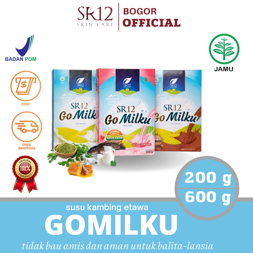 Jual [SR12 ORIGINAL] Gomilku Sr12 Susu Penambah Berat Badan / Susu ...