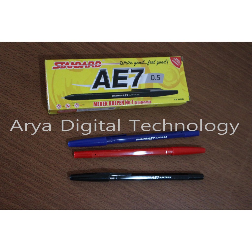 Jual Pulpen Standard AE7 Ballpoint Bolpen Balpen Pena Murah Bagus | Shopee Indonesia