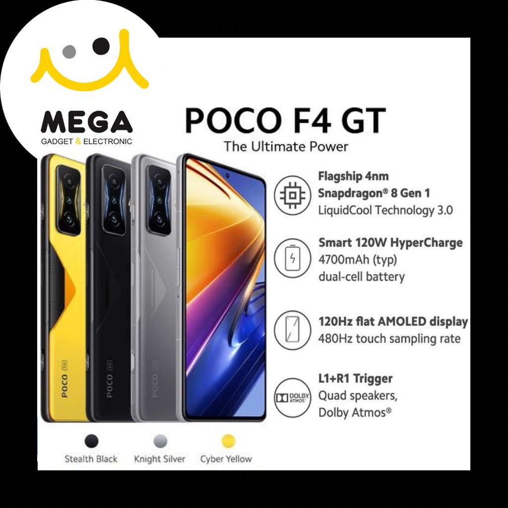 Jual Xiaomi Poco F4 GT 12GB + 256GB Garansi Resmi Xiaomi Indonesia | Shopee Indonesia