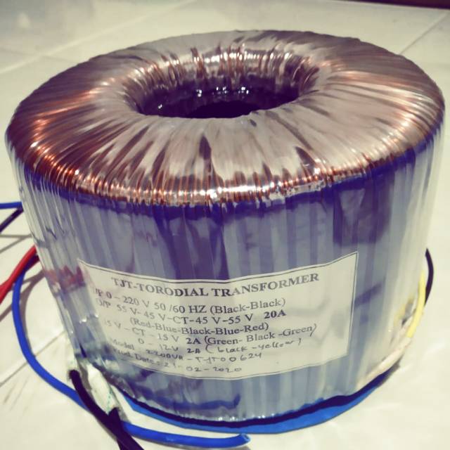 Jual Trafo toroid trafo donat 20A ct45v 55v | Shopee Indonesia