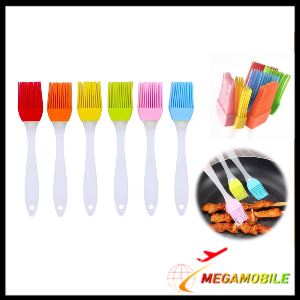 Jual MM - Kuas Silikon Oles Kue Roti / Barbeque BBQ / Silicone Brush ...