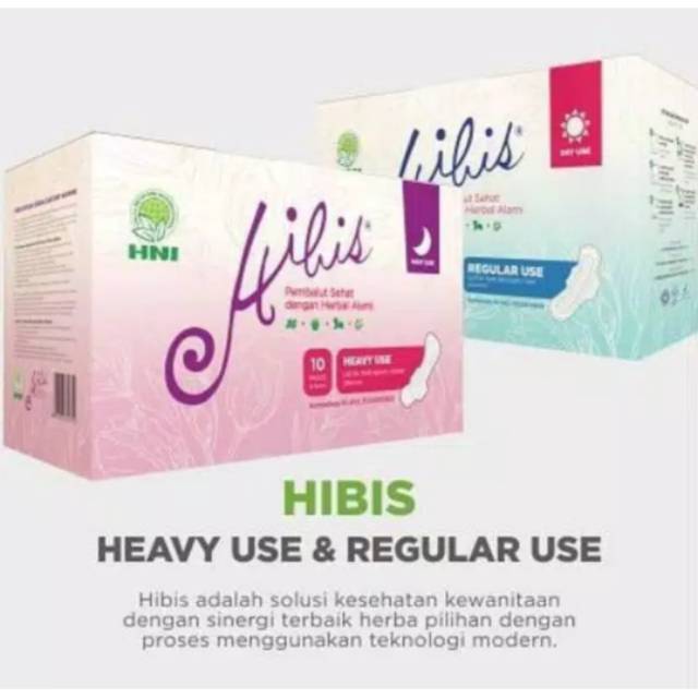 Jual HIBIS PEMBALUT HERBAL HNI HPAI HIBIS REGULER USE,HEAVY USE N MIX | Shopee Indonesia