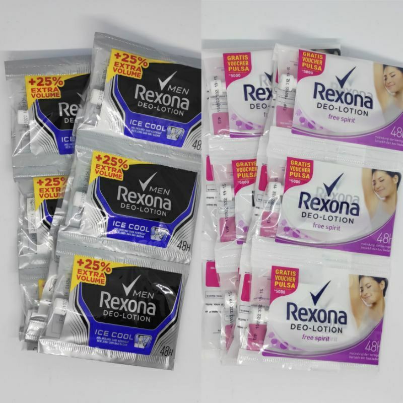 Jual Rexona woman/men sachet | Shopee Indonesia