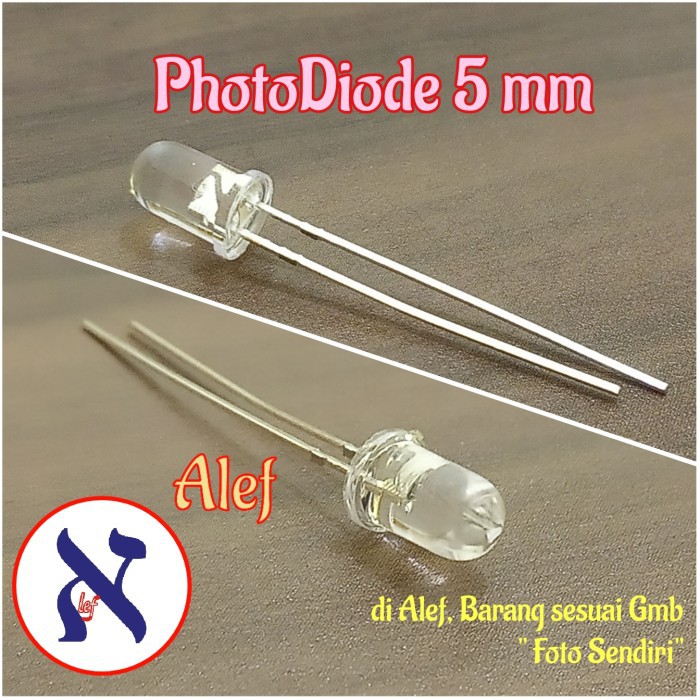 Jual 10Pcs photodioda 5 mm PhotoDiode clear bening photo dioda diode ...
