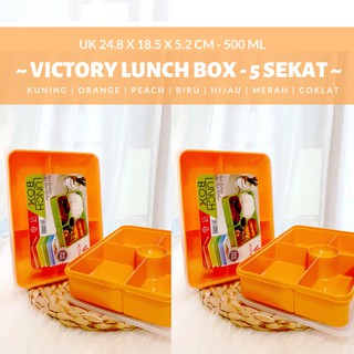 Jual box bento sekat 5 - box bento plastik beli kotak makan,Kotak Makan ...
