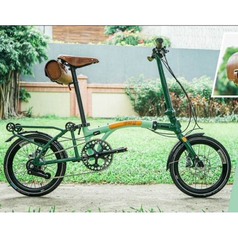 Jual Sepeda Lipat 16 inch United Trifold 11 LE 11 speed hydraulic alloy ...