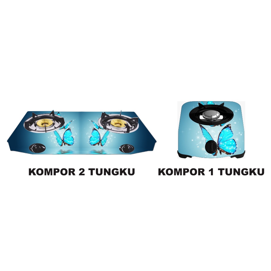 Jual Stiker Kompor 1 Tungku Dan 2 Tungku Motif Kupu-Kupu Biru Stiker ... Jual Stiker Kompor 1 Tungku Dan 2 Tungku Motif Kupu-Kupu Biru Stiker ...