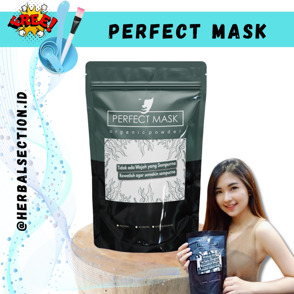 Jual [10 KAPSUL] PERFECT MASK Masker Wajah ~ UNTUK MUKA BERJERAWAT ...