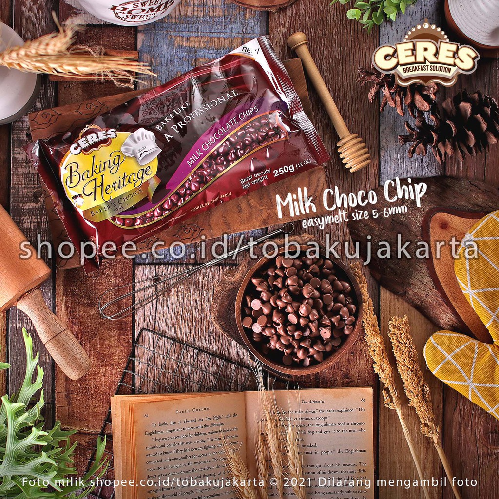 Jual CERES Baking Heritage Milk Choco Chips 250gr Chocochips Milk ...