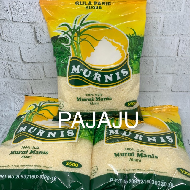 Jual Gula pasir Murnis s500 Tebu manis gulaku PROMO Murah JKT | Shopee ...