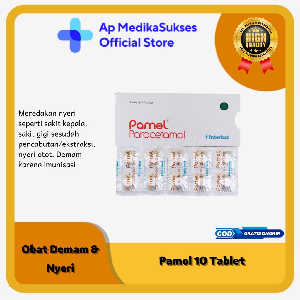 Jual Pamol 10 Tablet | Shopee Indonesia