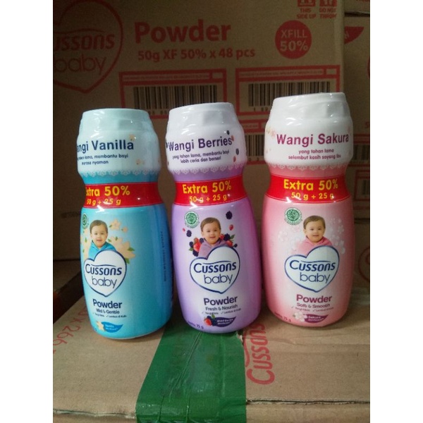 Jual Cussons baby powder 50 gr + 50 gr | Shopee Indonesia
