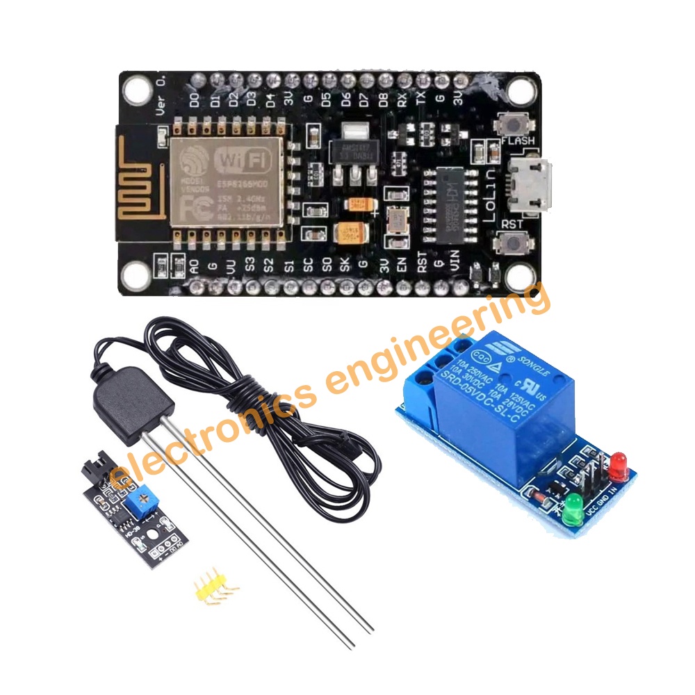 Jual Satu paket Alat belajar menggukur kelembaban tanah dengan IoT ...