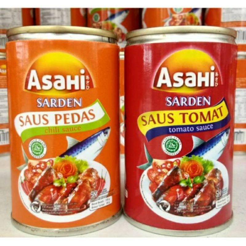 Jual Asahi sarden saus pedas dan tomat 155gr | Shopee Indonesia