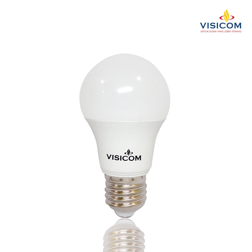 Jual VISICOM - Lampu LED bulb - 5 watt - Cahaya Putih Indonesia|Shopee Indonesia