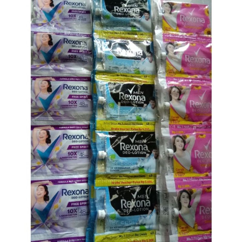 Jual Rexona Sachet Perlusin 12PC | Shopee Indonesia