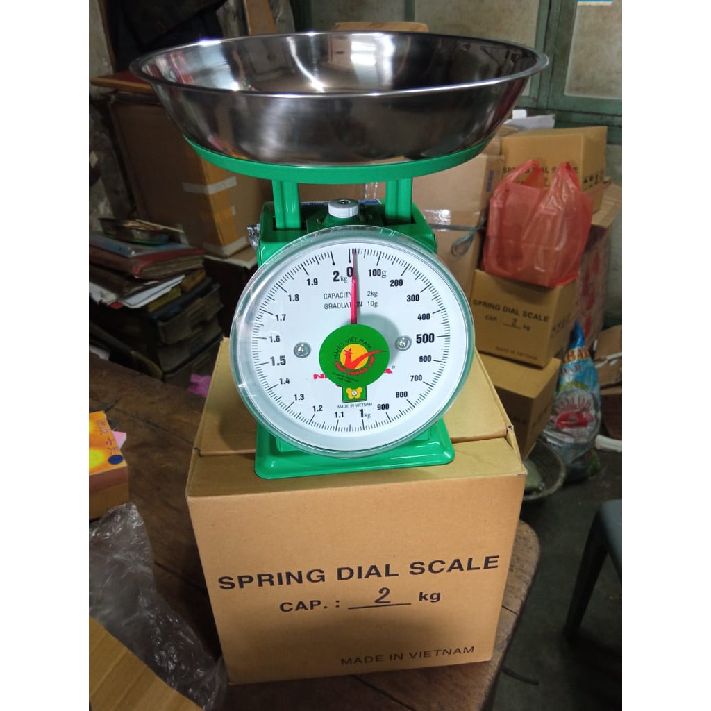 Jual Timbangan Duduk Pegas/Jarum ukuran 2 Kg NHONHOA Original | Shopee Indonesia