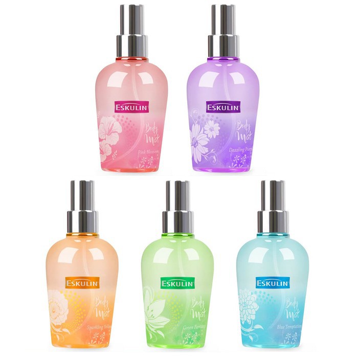Jual Eskulin Hijab Body Mist Cologne Kemasan Botol Spray 125ml | Shopee ...