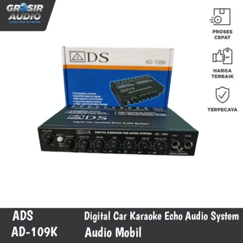 Jual Preamp Parametric Equalizer ADS AD-109K | Shopee Indonesia