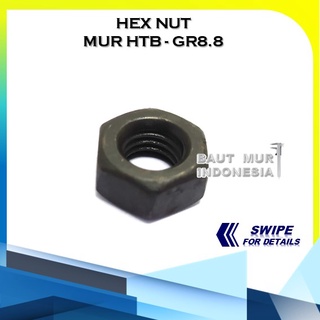 Jual MUR HEX NUT GR8.8 HITAM M20 | Shopee Indonesia