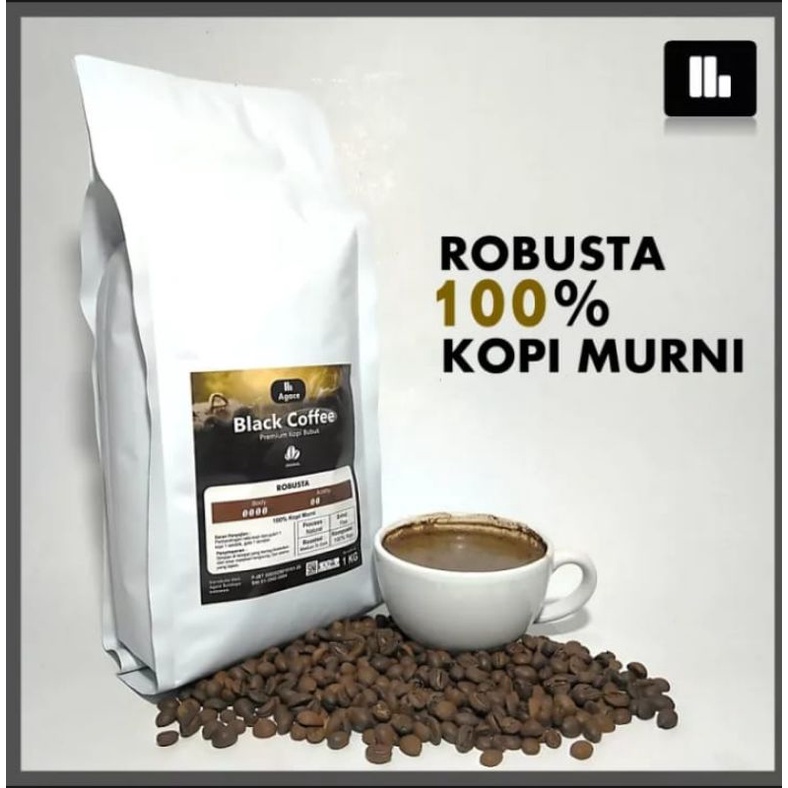 Jual Kopi Bubuk Robusta Asli 1 Kg Grade 1/A 100% Kopi Murni Giling ...