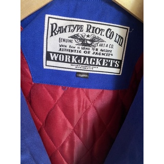 Jual Rawtype Riot Racing Divison Work Jacket Blue Baru & Original 100% ...