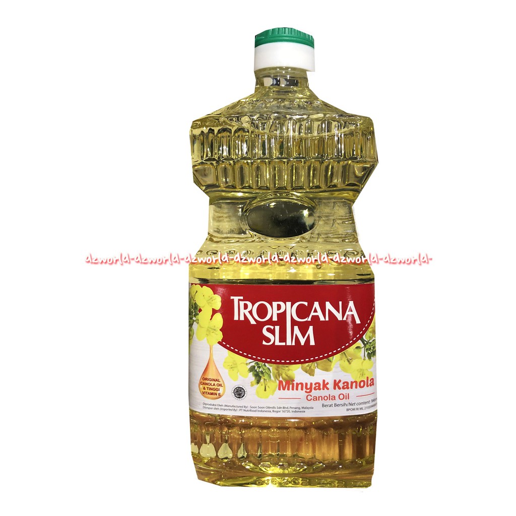 Jual Tropicana Slim Minyak Kanola 946ml Minyak Goreng Tropicanaslim Canola Oils Migor Kemasan ...