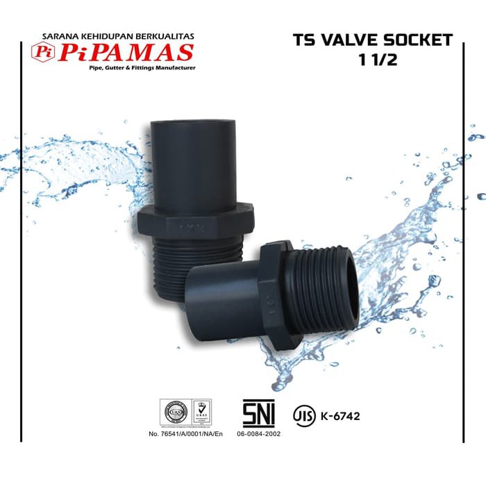 Jual Valve Socket 1" X 1/2" AW PiPAMAS | Shopee Indonesia
