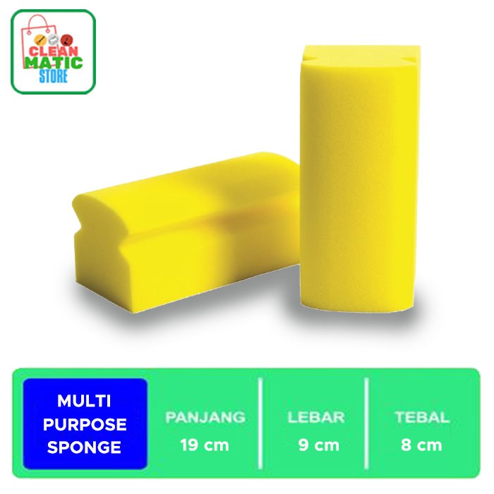 Jual Clean Matic - MULTI PURPOSE SPONGE ( SPON SERBA GUNA ) | Shopee ...