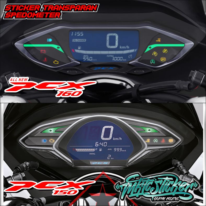 Jual STICKER TRANSPARAN SPEEDOMETER HONDA PCX 160 / PCX 150 OLD ...