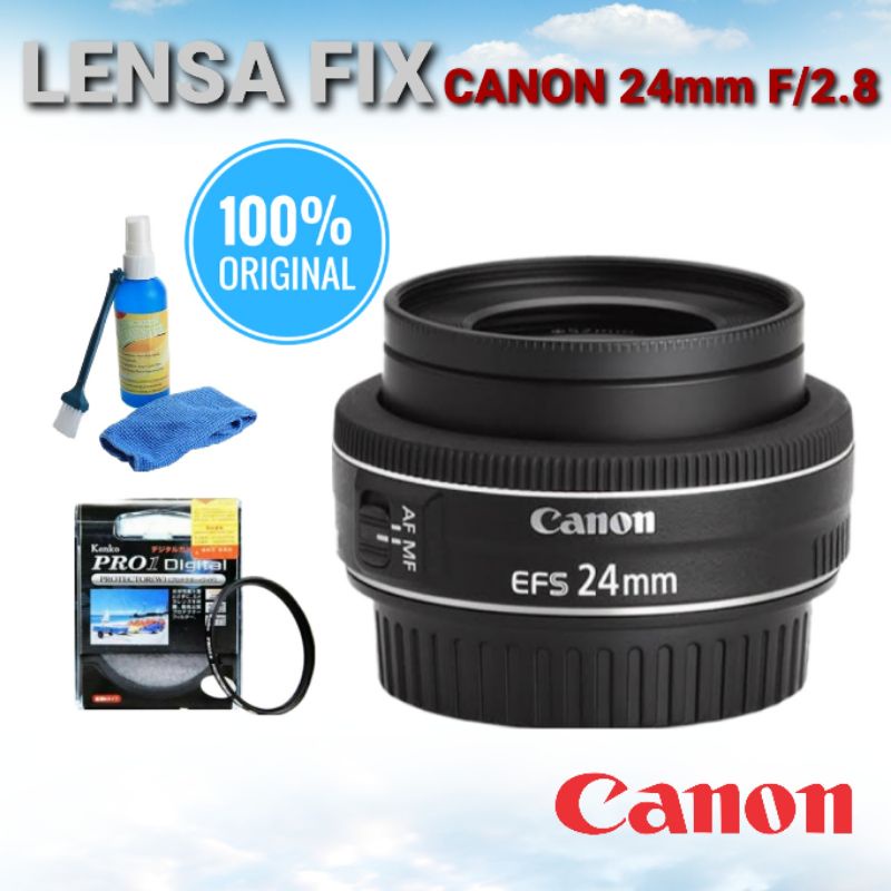 Jual LENSA CANON 24MM F2.8 STM ORIGINAL DAN BERGARANSI 1 TAHUN ( FIX ...