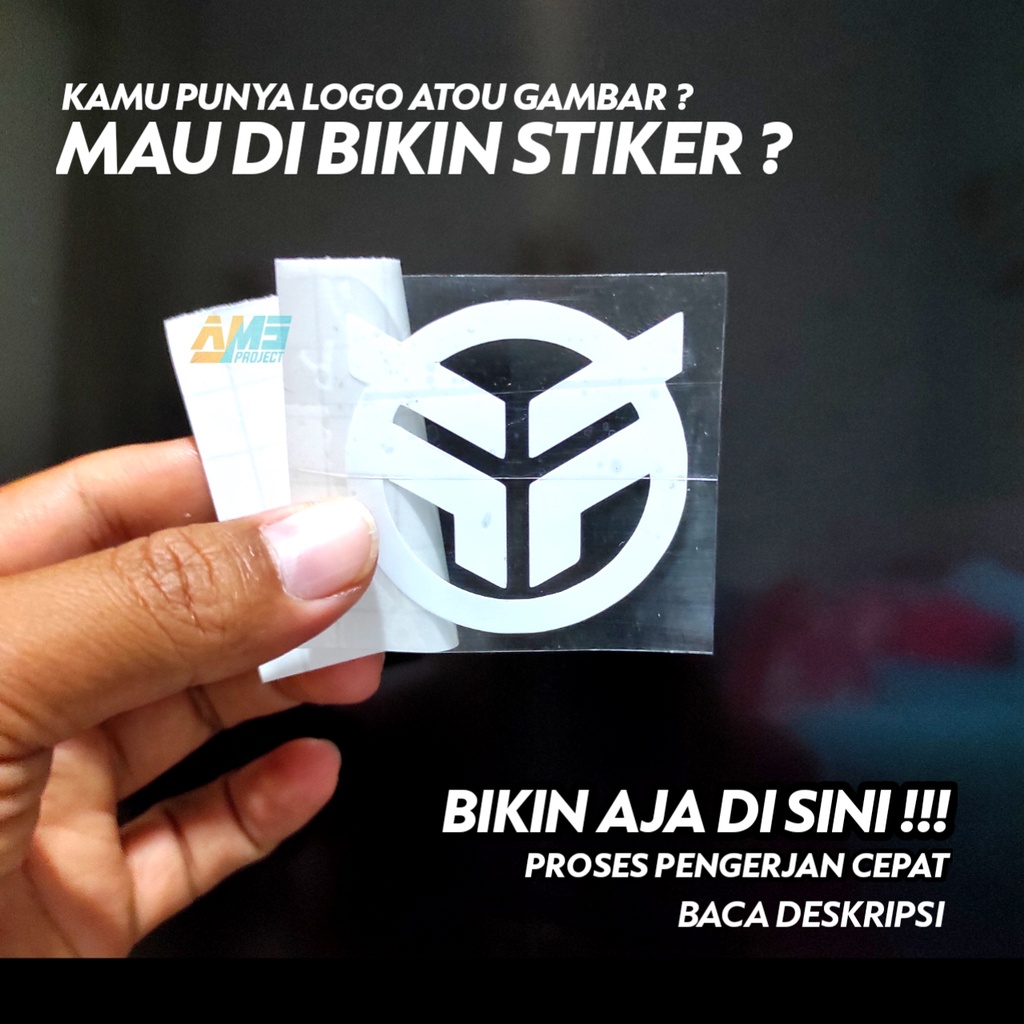 Jual Custom Stiker LOGO / Stiker GAMBAR /Stiker Custom / Stiker ...