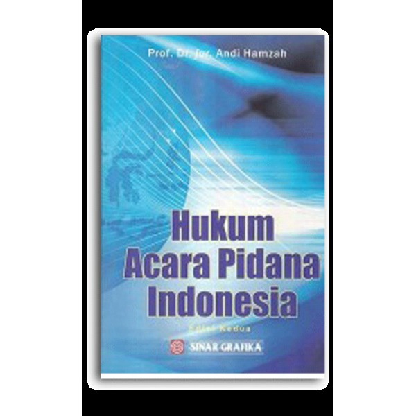 Jual Buku Hukum Acara Pidana Indonesia Edisi Kedua Andi Hamzah Sinar Grafika Shopee Indonesia 