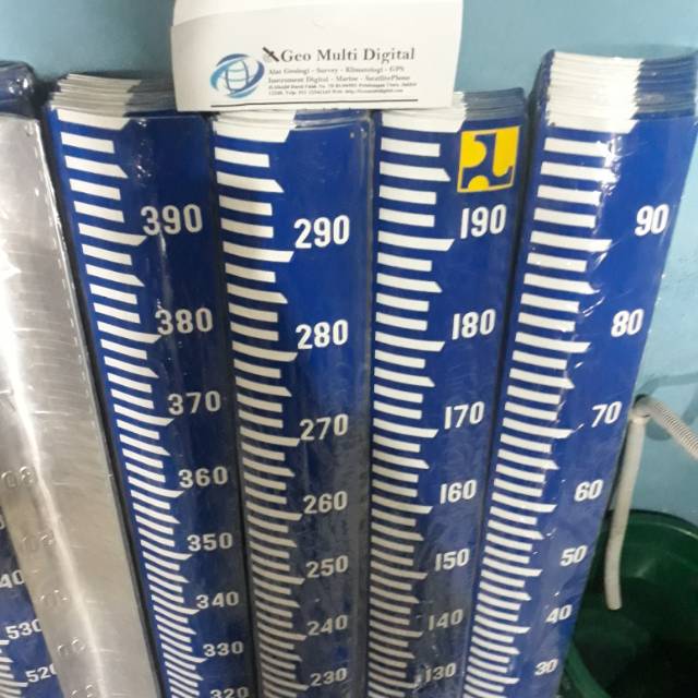 Jual Peil Scale Schaal Alat Ukur Tinggi Muka Air 4 meter Indonesia ...