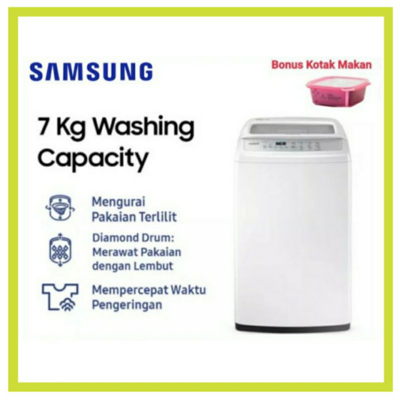 Jual Samsung Mesin Cuci WA70H4200SW/SE Washing Machine Top Loading 7 Kg 7kg | Shopee Indonesia