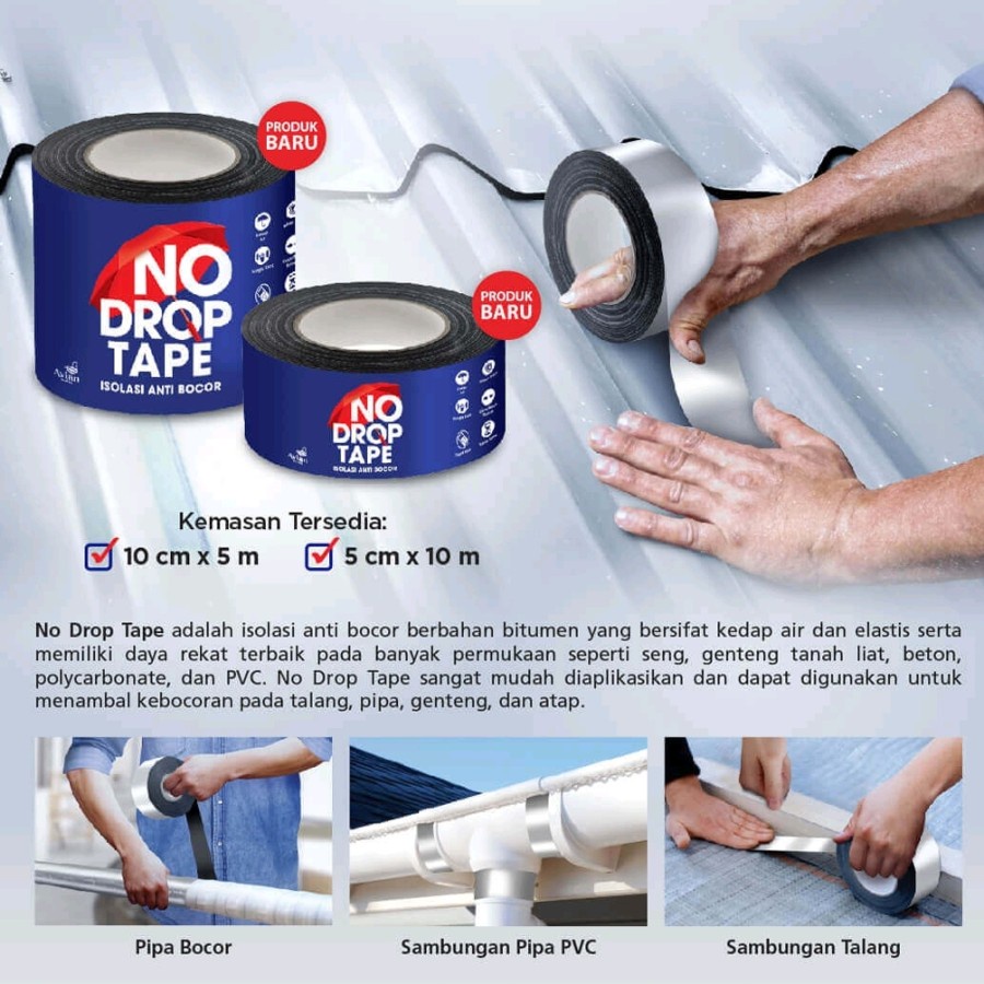 Jual LAKBAN ANTI BOCOR NODROP / NODROP ISOLASI ANTI BOCOR / LAKBAN ANTI BOCOR / LAKBAN NODROP ...