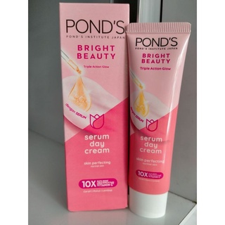Jual Ponds Bright Beauty Serum day Cream 20gr Indonesia|Shopee Indonesia