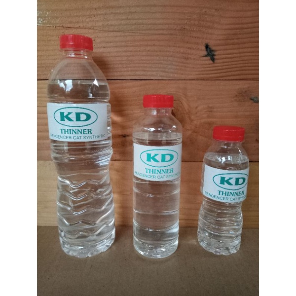 Jual THINNER/TENER/TINER BOTOL/TINER BOTOL AKUA/nd super gloos pengencer cat kayu/besi ukuran ...