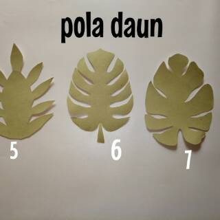 Pola daun paper flower | Shopee Indonesia