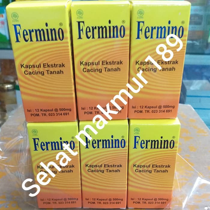 Jual Fermino Extrak kapsul Cacing tanah Extrak Lumbricus Rubellus ...