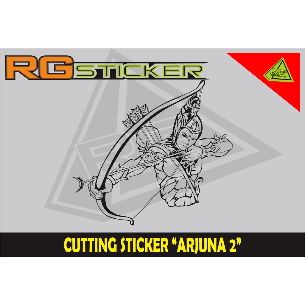 Jual cutting stiker arjuna vector, uk tinggi 35 cm | Shopee Indonesia