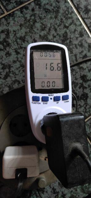 WATT METER AC KWH Voltmeter Pengukur Power Daya Listrik Ukur Biaya PLN ...