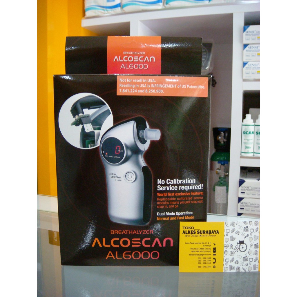 Jual ALCOSCAN TYPE AL 6000 / ALKOHOL TESTER / PENGUKUR KADAR ALKOHOL ...