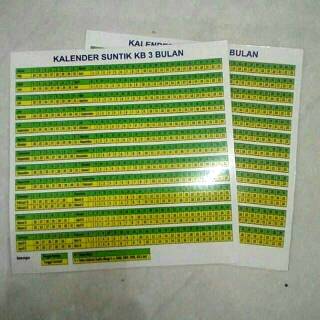 Jual KALENDER KB 3 BULAN BIDAN Indonesia|Shopee Indonesia