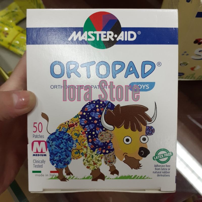 Jual Ortopad Master Aid Boys MEDIUM (1 Box = 50 Pcs) | Shopee Indonesia