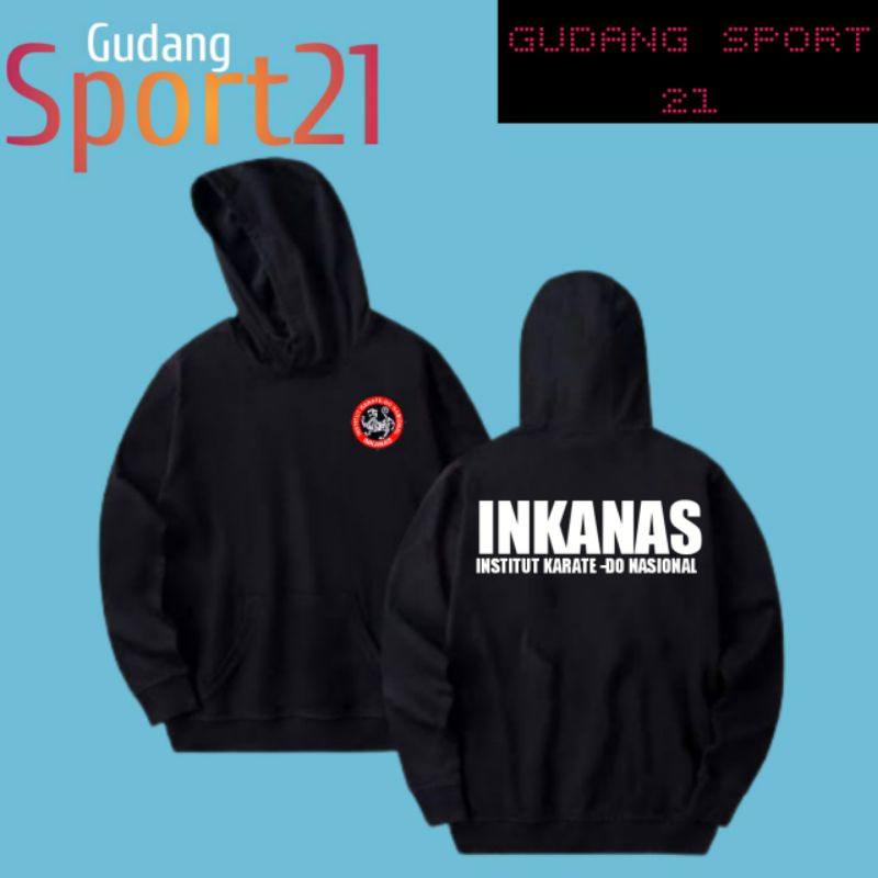 Jual jaket hoodie inkanas INSTITUT karate do nasional hoodie inkanas ...