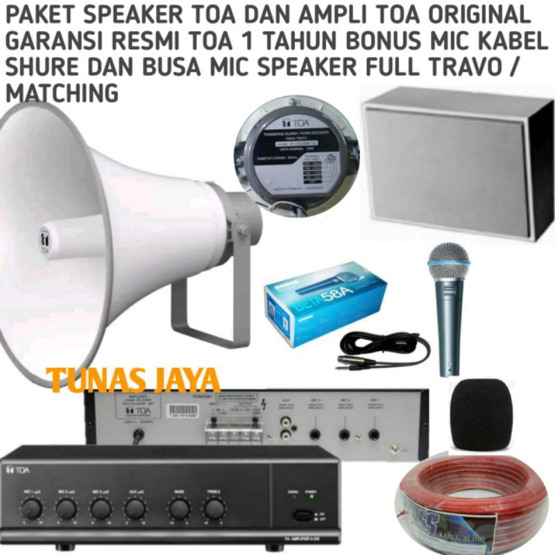 Jual PAKET TOA SOUND SYSTEM MASJID ATAU MUSHOLA SPEAKER FULL MATCHING ...